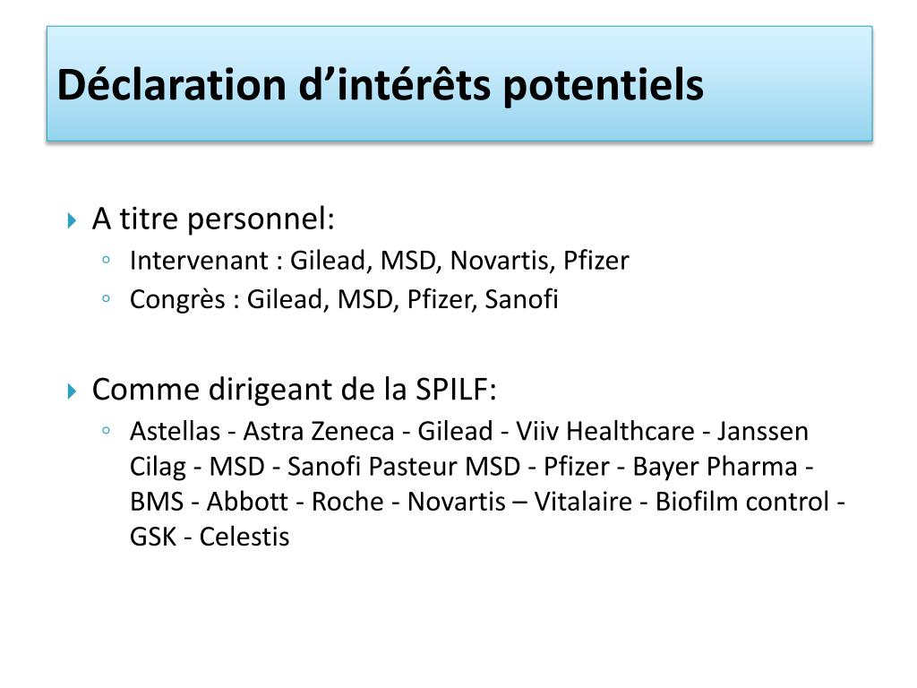 PPT - Du traitement prophylactique au traitement curatif : Les ...