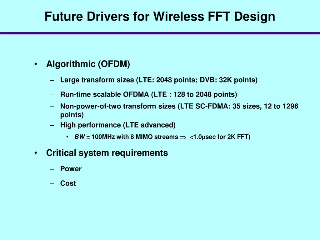Ppt High Throughput Programmable Systolic Array Fft Architecture And Fpga Implementations