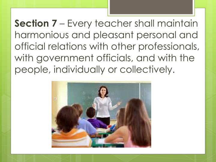 PPT - Code Ethics for Professional Teachers PowerPoint Presentation ...