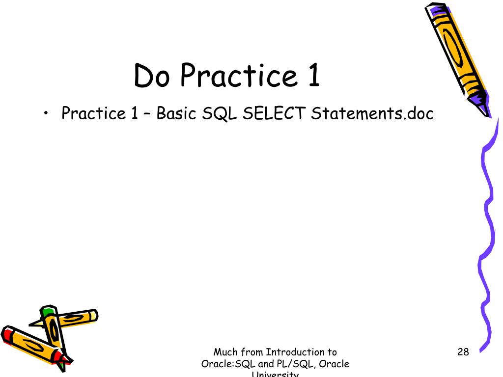 Ppt Basic Sql Statements Oraclesql Plus Commands Powerpoint Presentation Id3241036