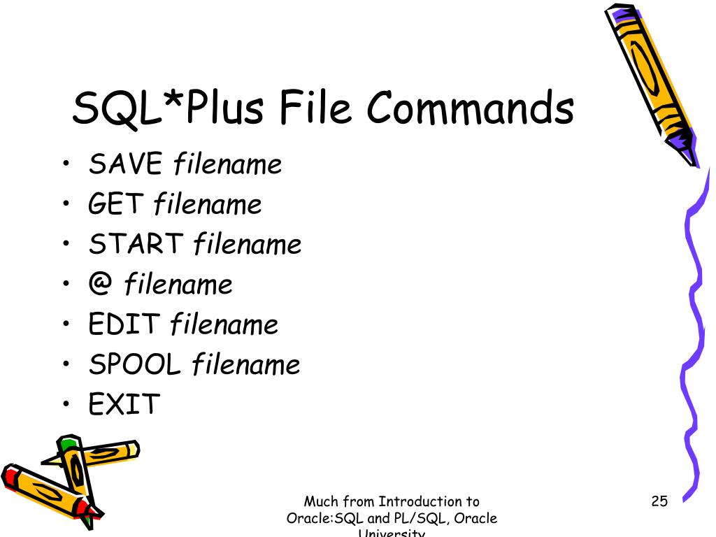 PPT - Basic SQL Statements Oracle/SQL Plus Commands PowerPoint ... PPT - Basic SQL Statements Oracle/SQL Plus Commands PowerPoint ...