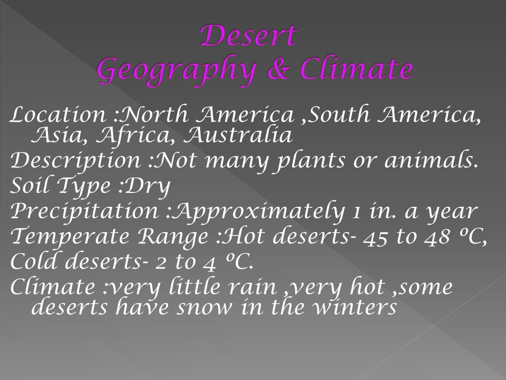 PPT - Desert PowerPoint Presentation, free download - ID:3241231