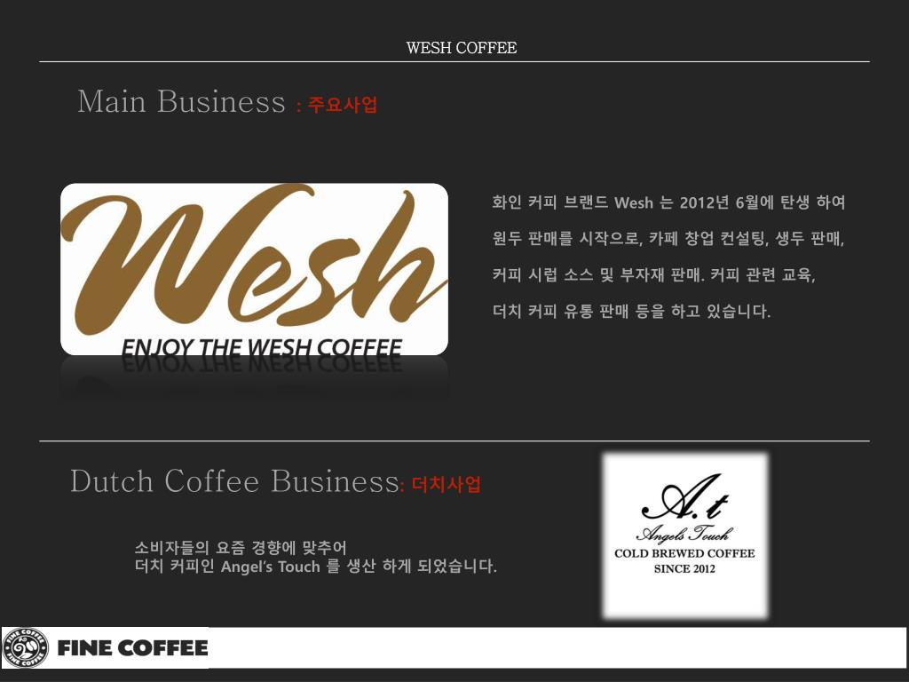 PPT - WESH Specialty Coffee Company PowerPoint Presentation, free ...