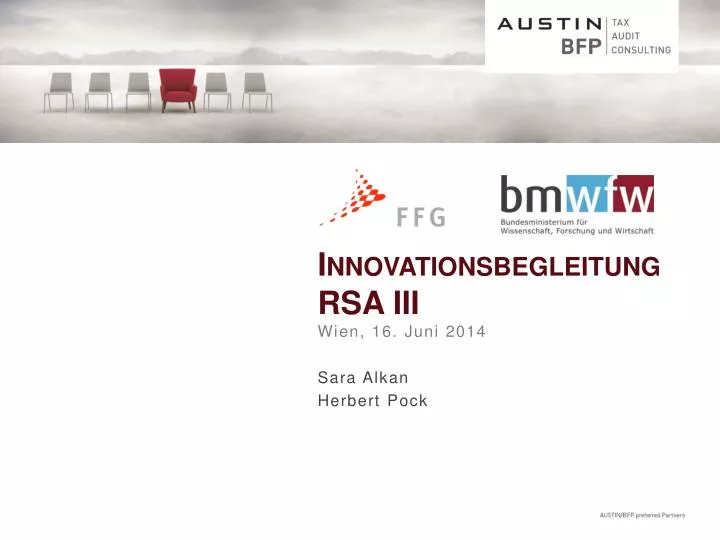 PPT - Innovationsbegleitung RSA III PowerPoint Presentation, free ...