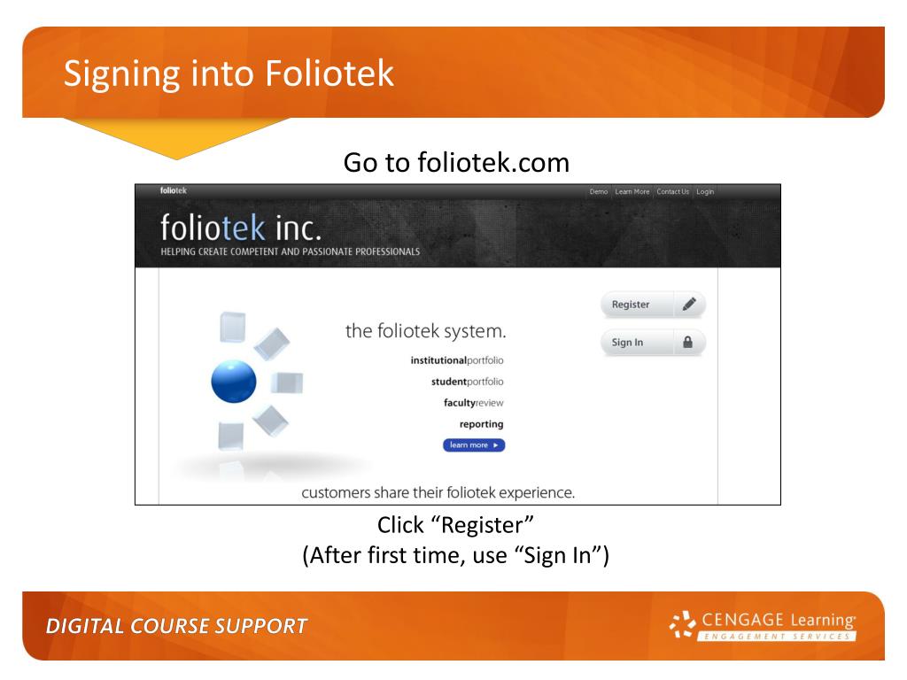 PPT - Navigating Foliotek: A Guide for Your Portfolio Development ...