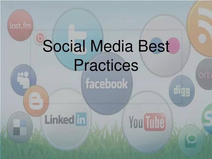 PPT - Social Media Best Practices PowerPoint Presentation, free ...