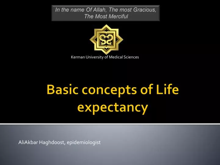 PPT - Basic concepts of Life expectancy PowerPoint Presentation, free ...