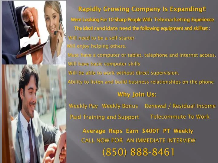 PPT - Rapidly Growing Company Is Expanding!! PowerPoint Presentation ...