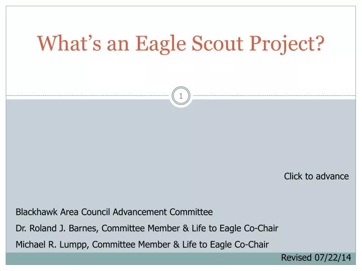 PPT - What’s an Eagle Scout Project? PowerPoint Presentation, free ...