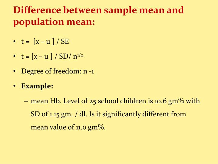 PPT - Test of Significance PowerPoint Presentation - ID:3244328