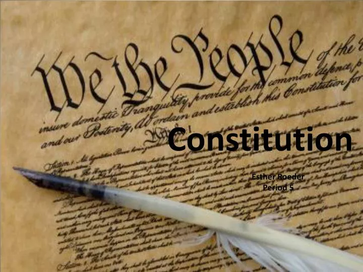 PPT - Constitution PowerPoint Presentation, free download - ID:3244961