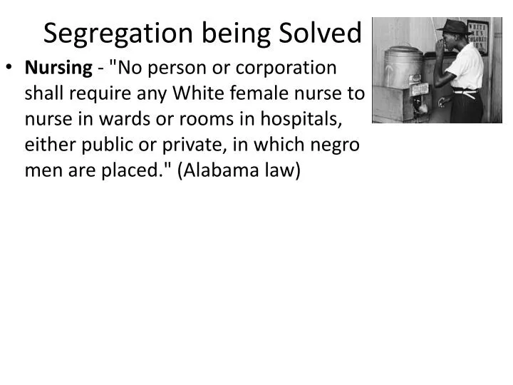 PPT - Segregation being Solved PowerPoint Presentation, free download ...