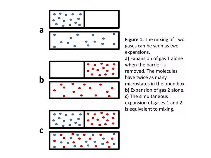 PPT - Figure 1. The mixing of two gases can be seen as two expansions ...