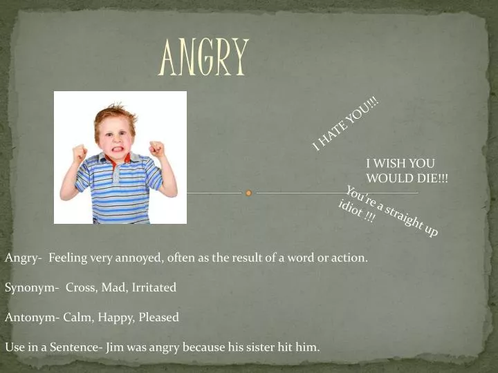 PPT - ANGRY PowerPoint Presentation, free download - ID:3246173
