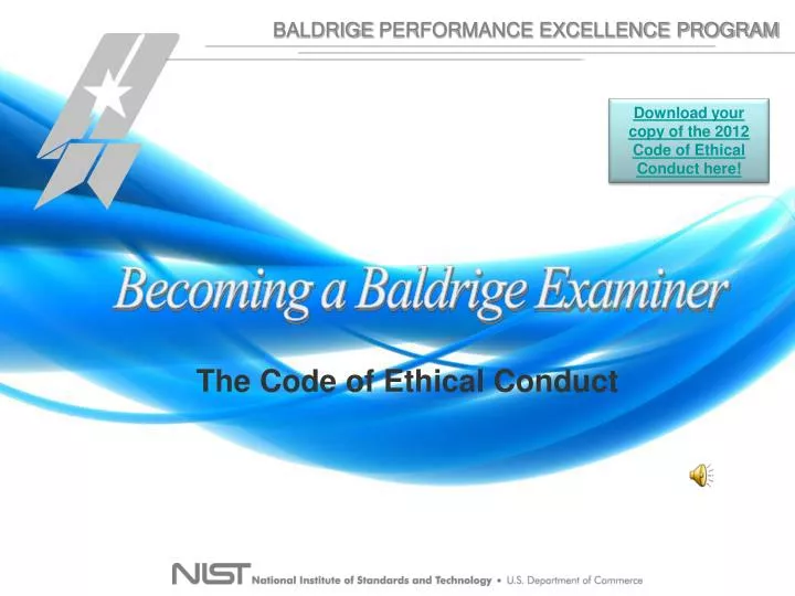 PPT - BALDRIGE PERFORMANCE EXCELLENCE PROGRAM PowerPoint Presentation ...