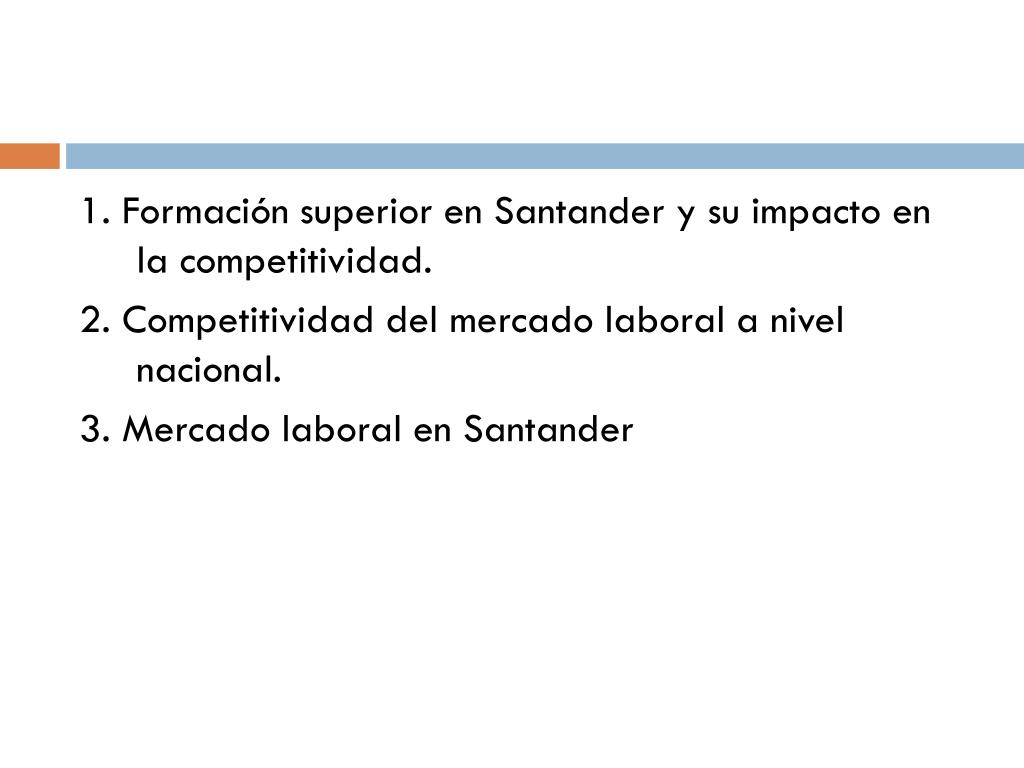 PPT - La competitividad laboral, un tema de crecimiento regional ...