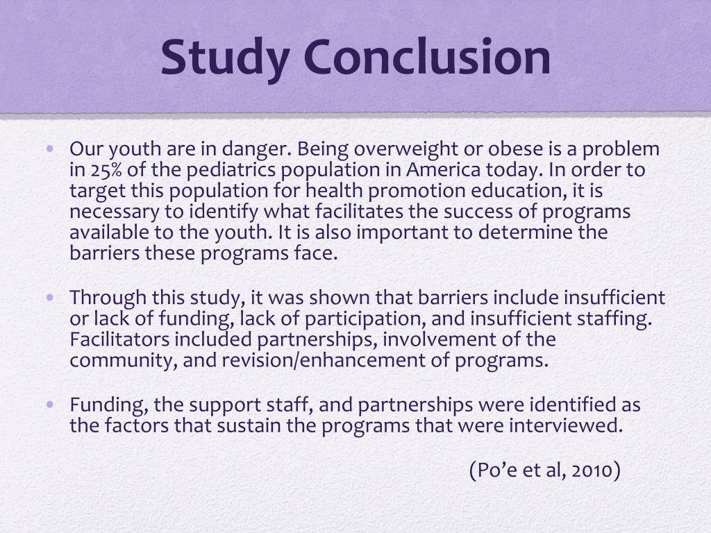 PPT - Pediatric Obesity Community Programs: Barriers & Facilitators ...