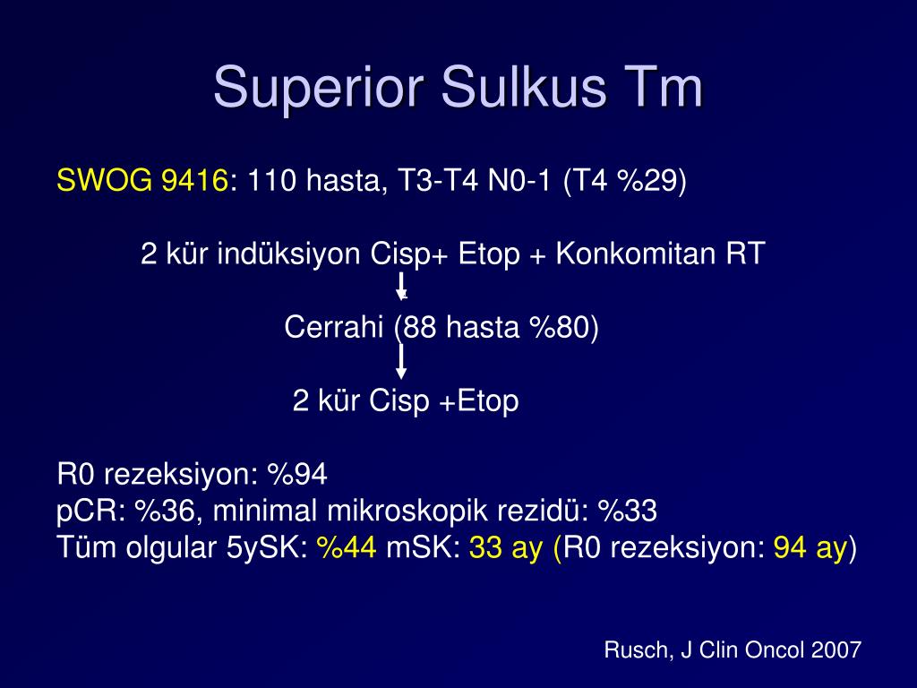 PPT - T4N0 KHDAK Rezeksiyonlarında Neoadjuvan Tedavi Gereklidir “EVET ...