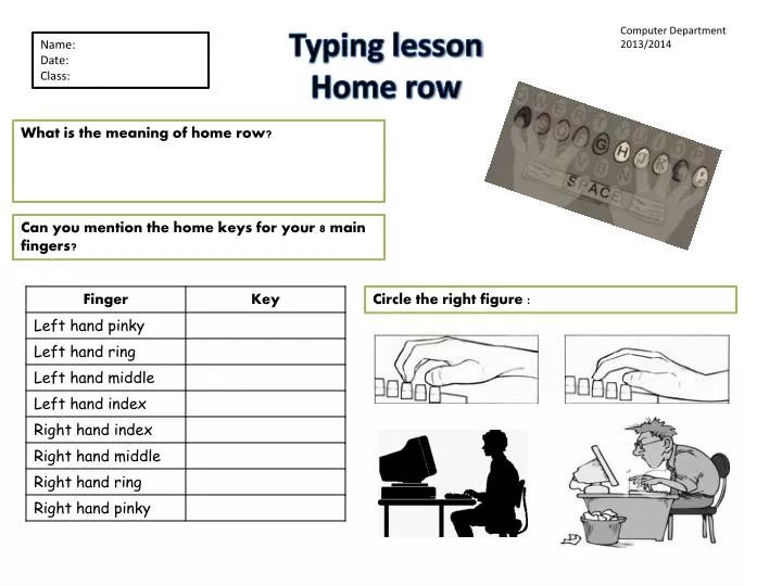 PPT - What is the meaning of home row? PowerPoint Presentation, free ...