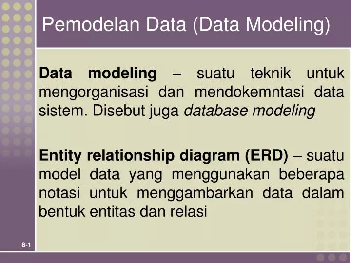 PPT - Pemodelan Data (Data Modeling) PowerPoint Presentation, free download - ID:3251103