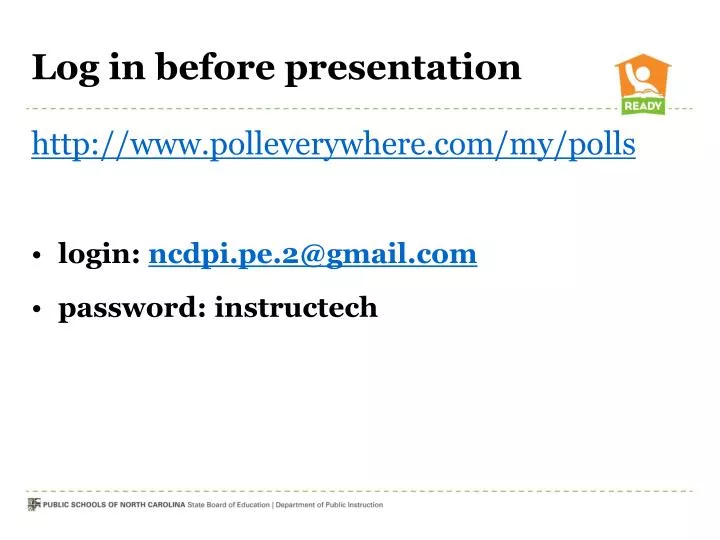 PPT - Log in before presentation PowerPoint Presentation, free download ...
