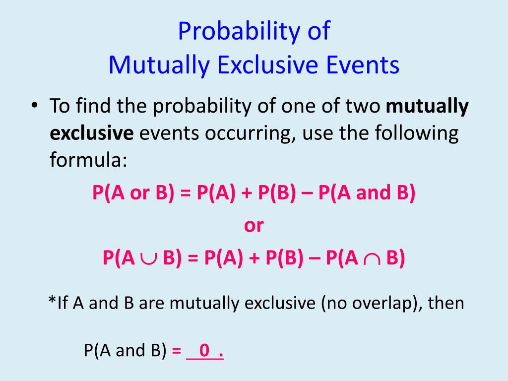 PPT - Mutually Exclusive and Inclusive Events PowerPoint Presentation ... PPT - Mutually Exclusive and Inclusive Events PowerPoint Presentation ...