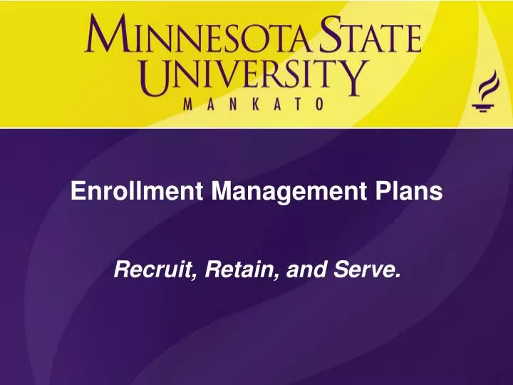 PPT - Enrollment Management Plans PowerPoint Presentation, free ...
