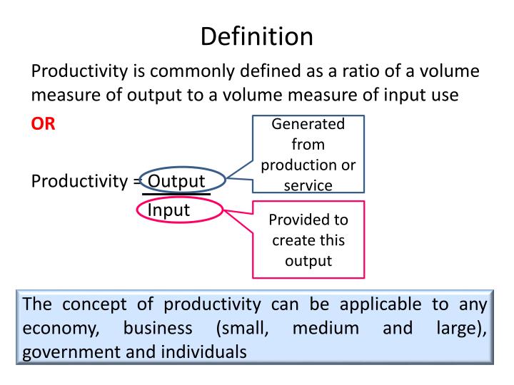 PPT - Productivity Measurement and Improvement PowerPoint Presentation ...