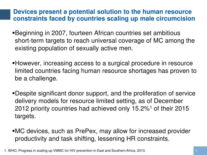 PPT - Estimating the cost efficiency of the PrePex circumcision device ...