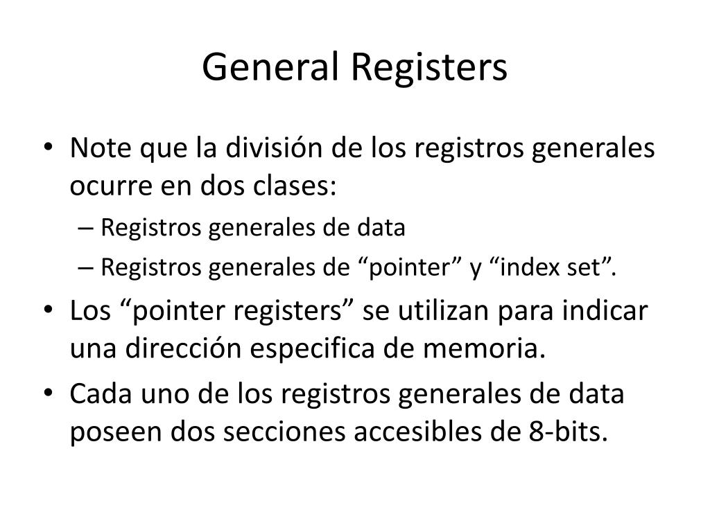 PPT - Arquitectura del 8086/8088 TEEL 4011 PowerPoint Presentation ... PPT - Arquitectura del 8086/8088 TEEL 4011 PowerPoint Presentation ...