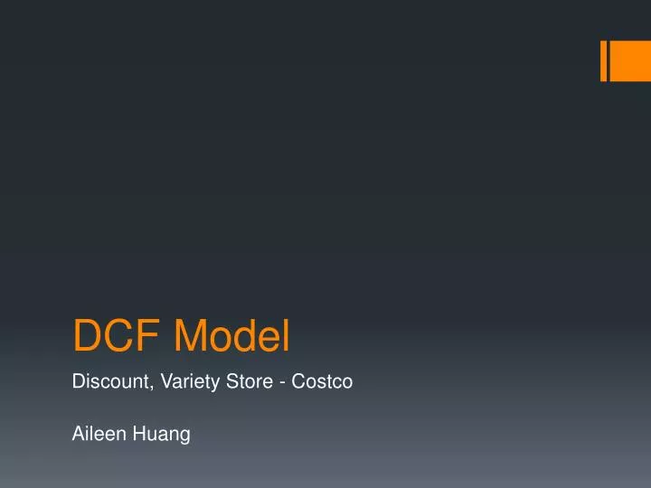 PPT - DCF Model PowerPoint Presentation, free download - ID:3252296