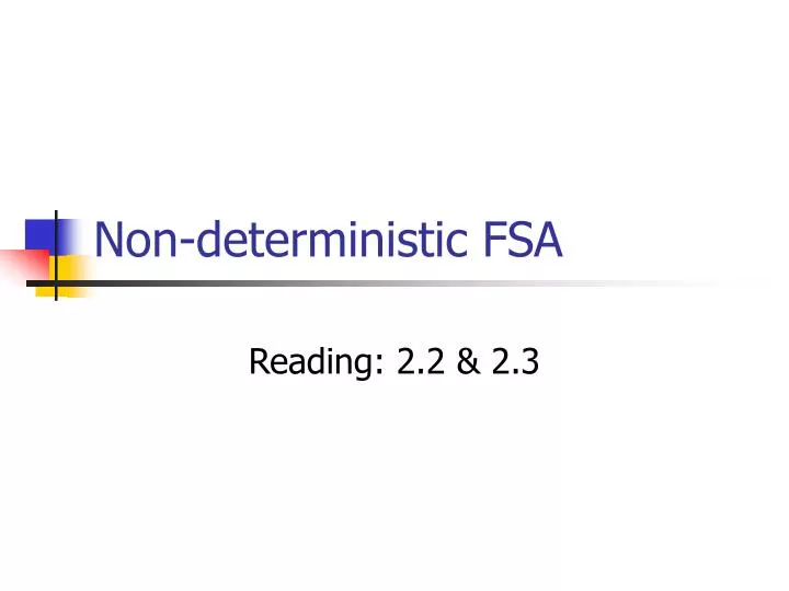 Ppt Non Deterministic Fsa Powerpoint Presentation Free Download Id