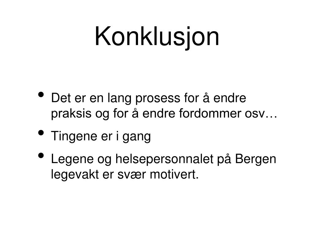 PPT - Smertelindring på en travel legevakt PowerPoint Presentation ...