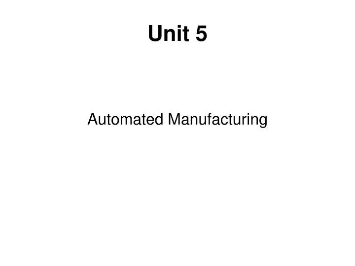 PPT - Unit 5 PowerPoint Presentation, free download - ID:3253997