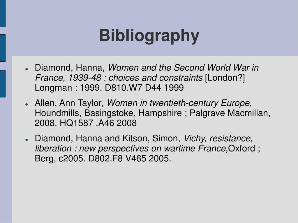 PPT - Second World War, Women and Resistance, Occupied territories ...