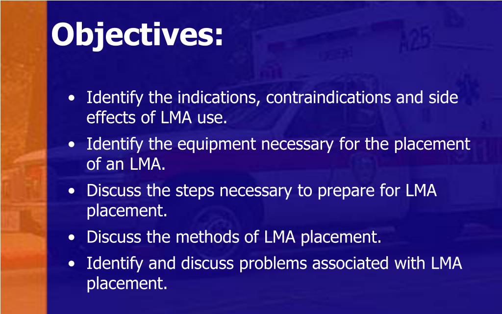PPT - Laryngeal Mask Airways (LMA) Indications and Use for the Pre ...