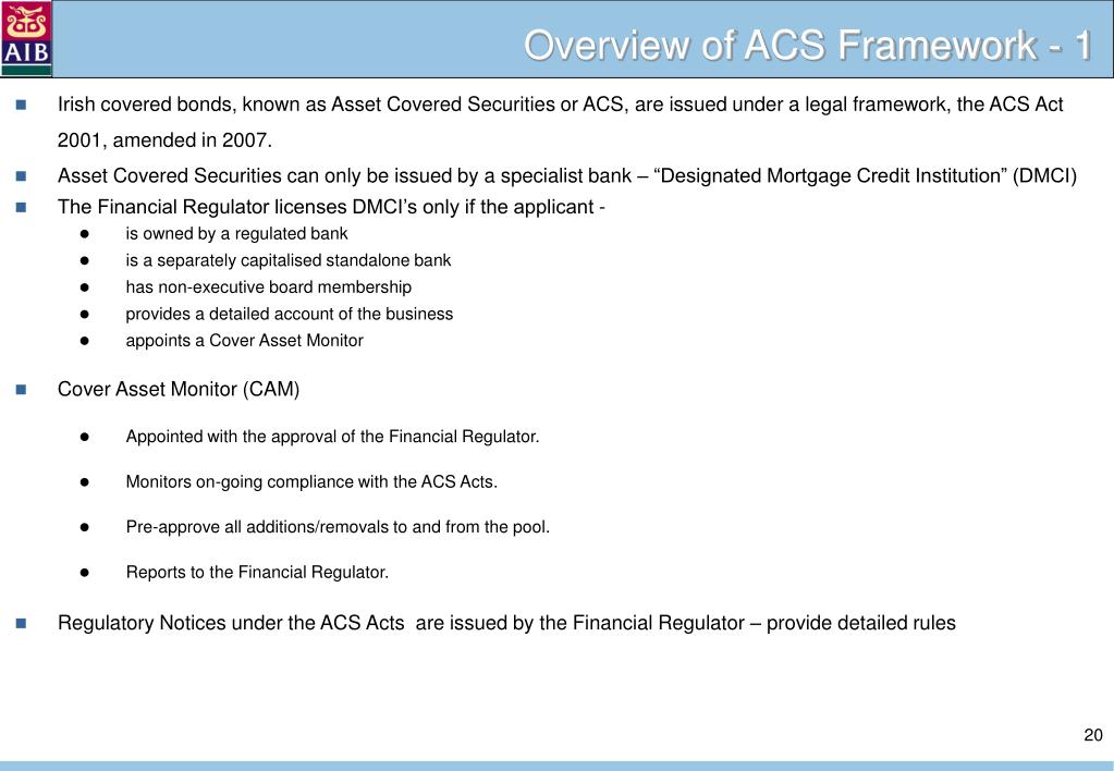 PPT - AIB Mortgage Bank Asset Covered Securities - April 2010 Analysis ...