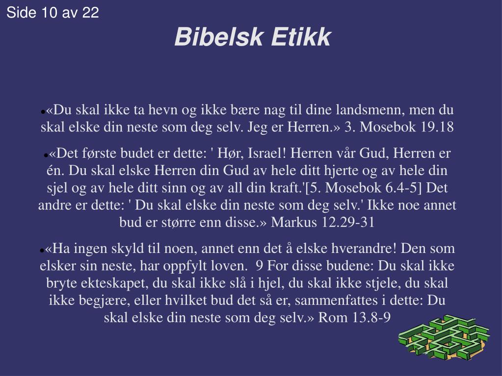 PPT - Etikk 3: Mill og Bibelsk etikk PowerPoint Presentation, free ...