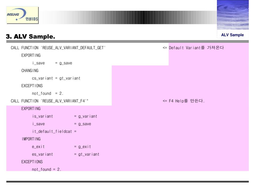 PPT - ALV (Abap List Viewer) PowerPoint Presentation, free download ... PPT - ALV (Abap List Viewer) PowerPoint Presentation, free download ...