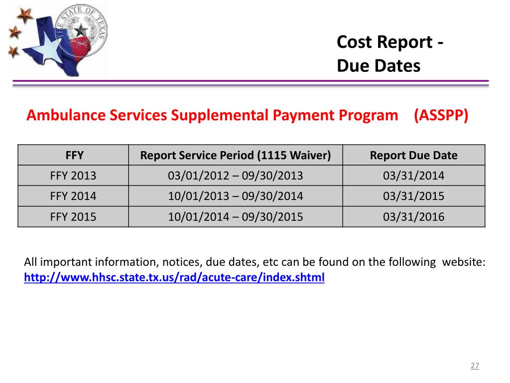 PPT - Texas Health and Human Services Commission (HHSC ) PowerPoint ...