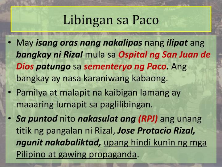 PPT - Jose Rizal PowerPoint Presentation - ID:3254996