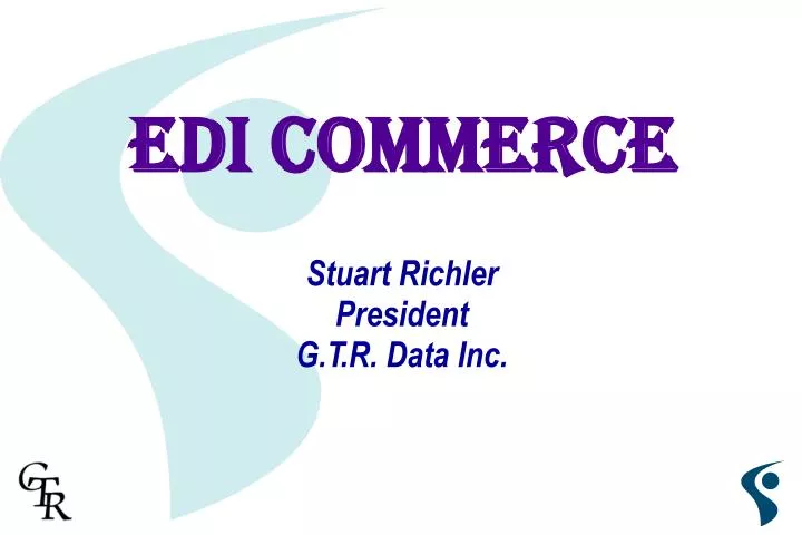 PPT - eDI Commerce PowerPoint Presentation, free download - ID:3255172