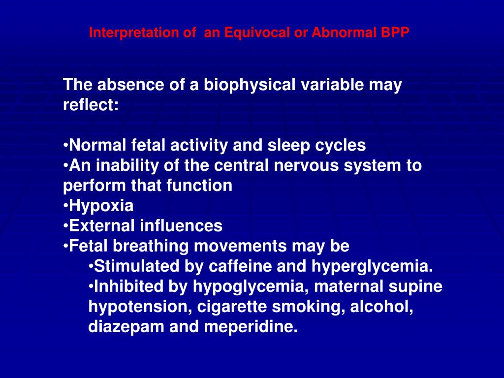 PPT - Fetal Biophysical Profile in high risk pregnancy PowerPoint ...