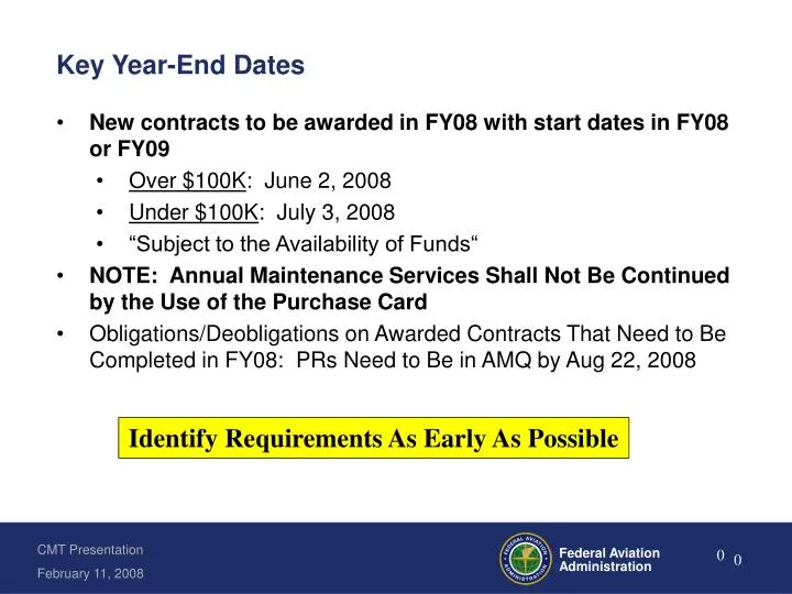 PPT - Key Year-End Dates PowerPoint Presentation, free download - ID ...