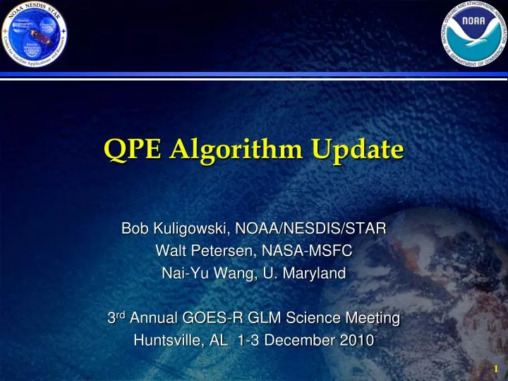 PPT - QPE Algorithm Update PowerPoint Presentation, free download - ID ...