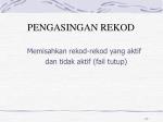 PPT - TAKLIMAT PROGRAM PELUPUSAN REKOD ARKIB NEGARA MALAYSIA PowerPoint ...