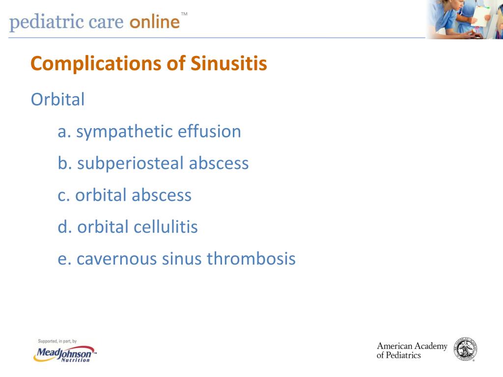 PPT - Diagnosis and Management of Acute Bacterial Sinusitis: 2013 AAP ...