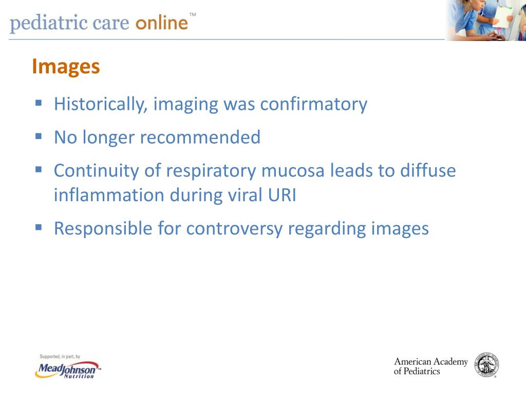 PPT - Diagnosis and Management of Acute Bacterial Sinusitis: 2013 AAP ...