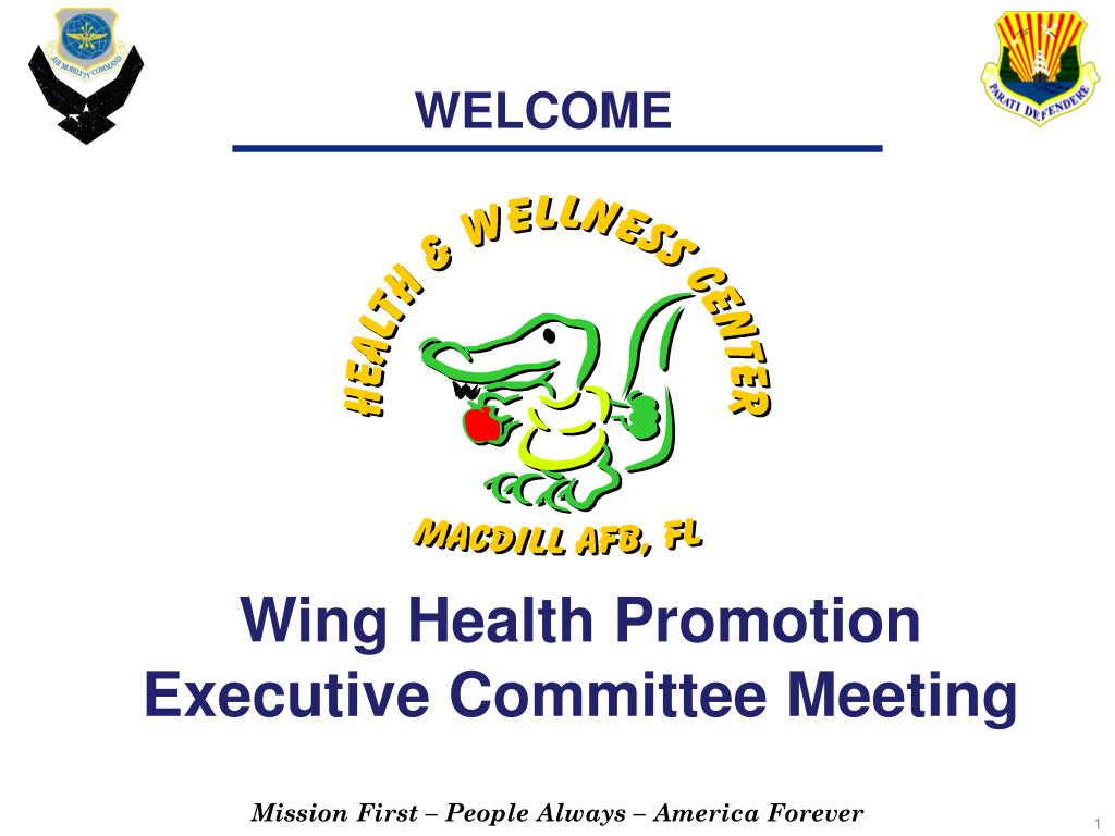 PPT - MacDill AFB Health Promotion Executive Committee Meeting Overview ...