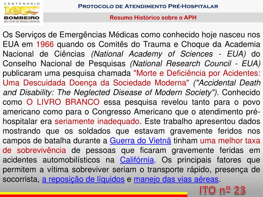 PPT - Treinamento de Atualização em APH PowerPoint Presentation, free ...